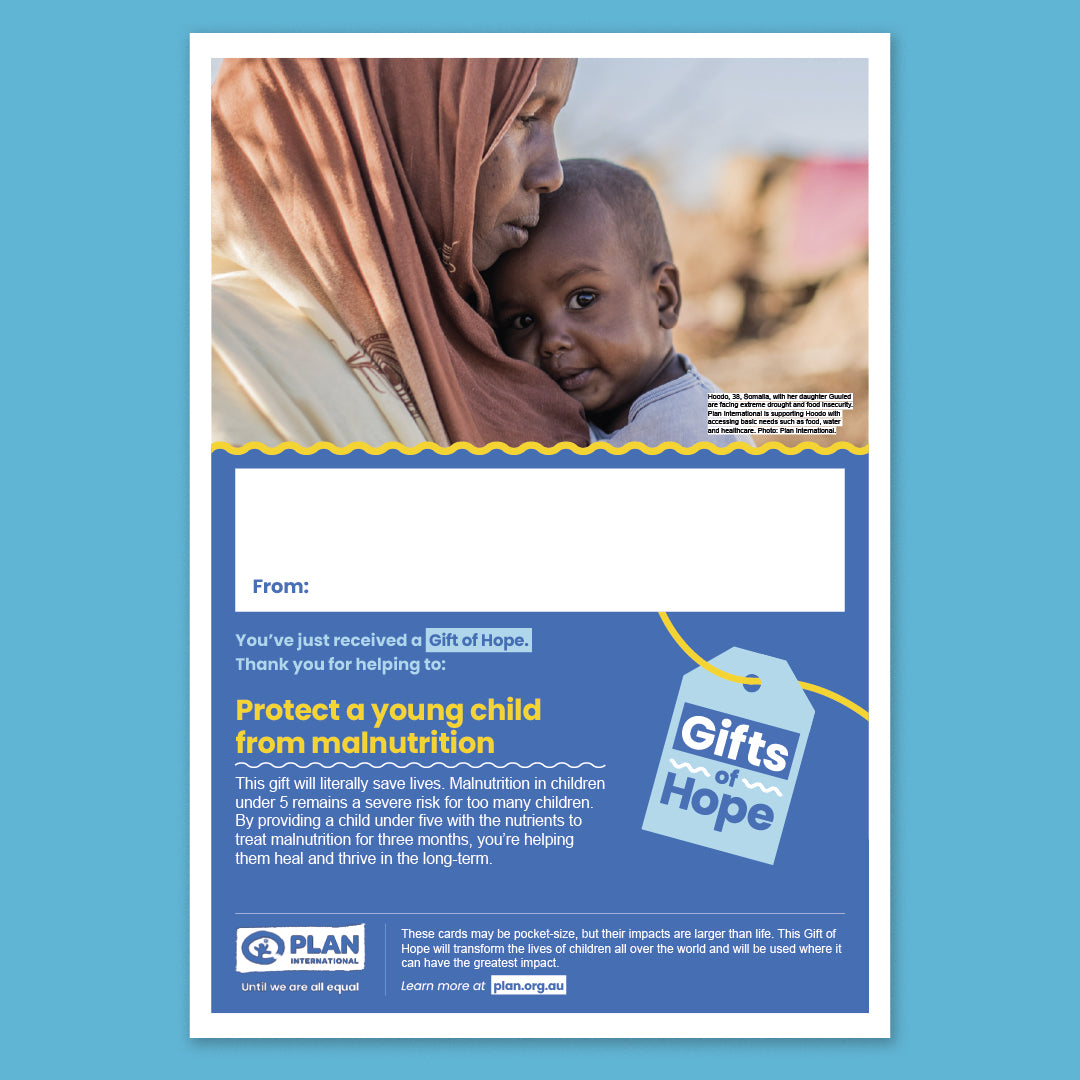 Protect a Young Child from Malnutrition | Gifts of Food | Gifts of Hope ...